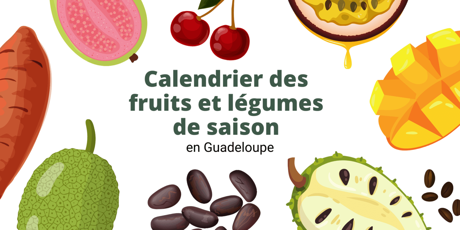 Calendrier des fruits et légumes de saison en Guadeloupe